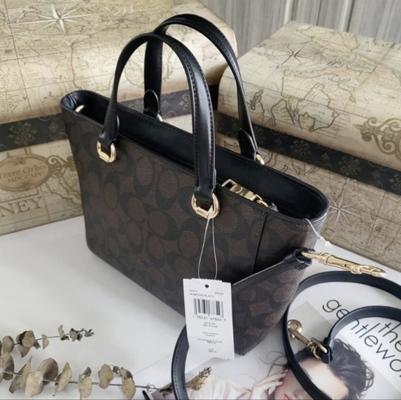 Coach | Bags | Nwt Coach Alice Satchel In Signature Canvas Bag ...